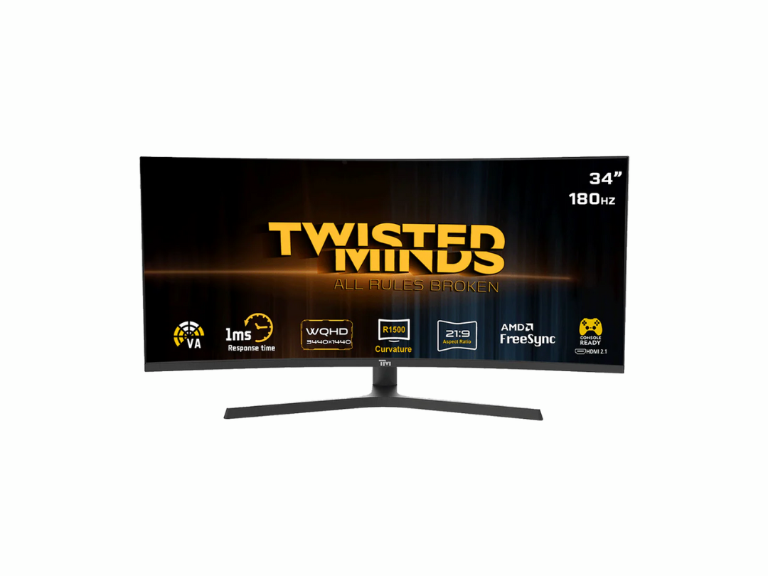 Twisted Minds Eclipse Pro 34” Curved Gaming Monitor 180Hz Qatar ...